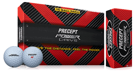 Precept Powerdrive Bridgestone Golf Balls - Feel the Power